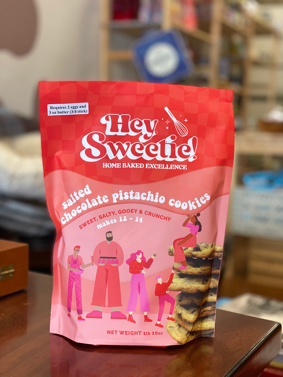 Hey Sweetie Salted Chocolate Pistachio Cookies – Howard General